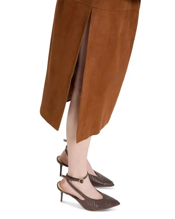 Marella Mllmarmo Suede Skirt