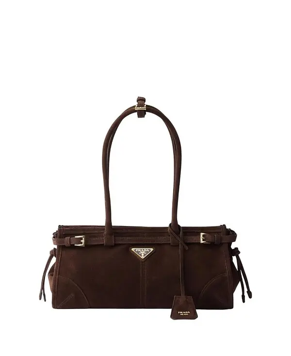 Prada Bonnie Medium Suede Bag