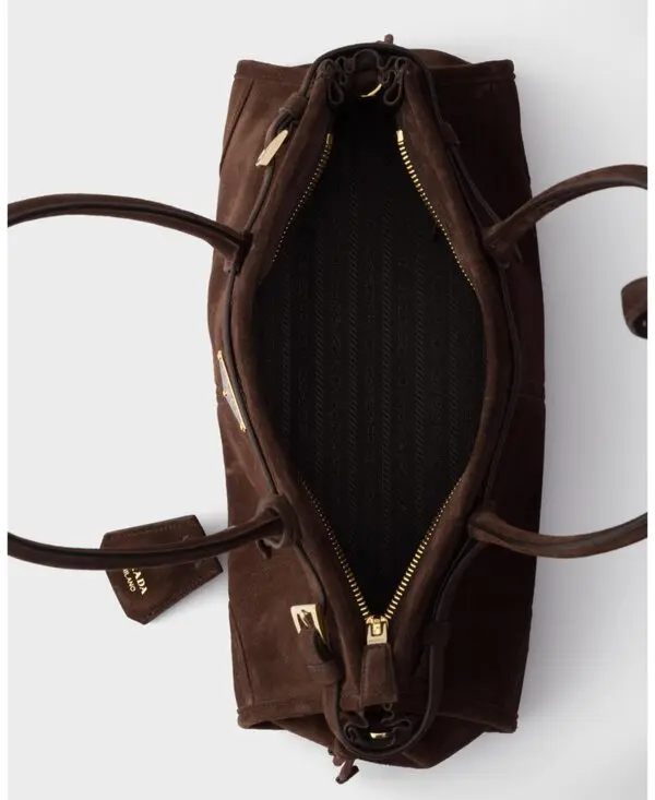 Prada Bonnie Medium Suede Bag