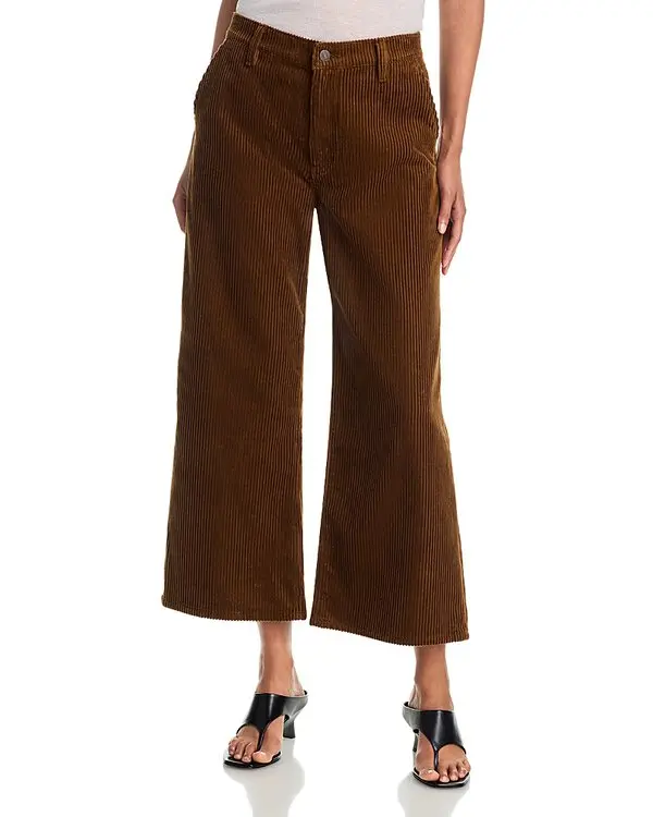 FRAME The Corduroy High Rise Swing Jeans - Hazelnut