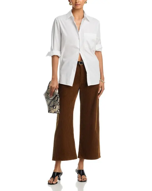 FRAME Corduroy High Rise Swing Jeans