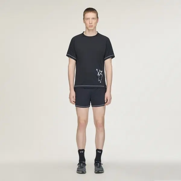Adidas Y-3 Chito Graphic Running Shorts