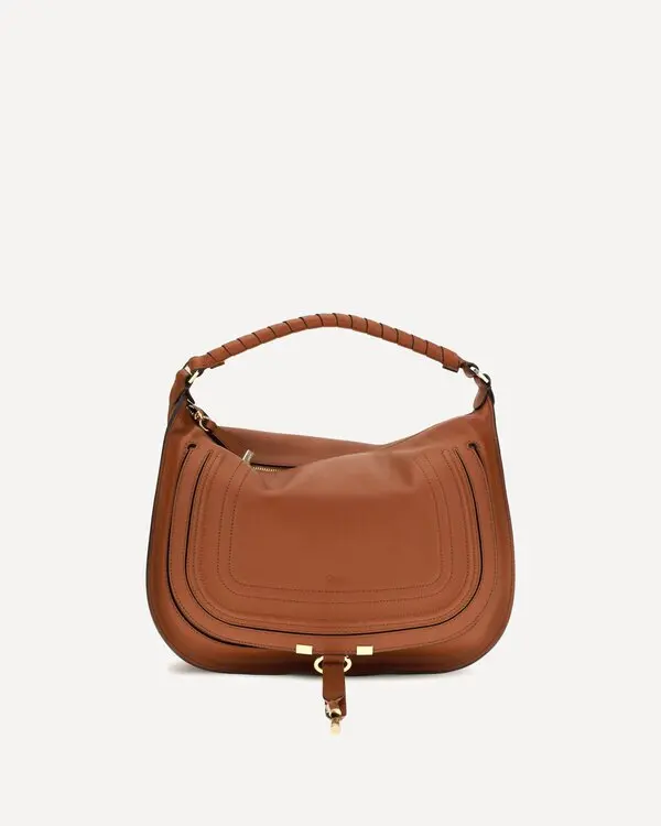 Chloé Marcie Shoulder Bag - Brown