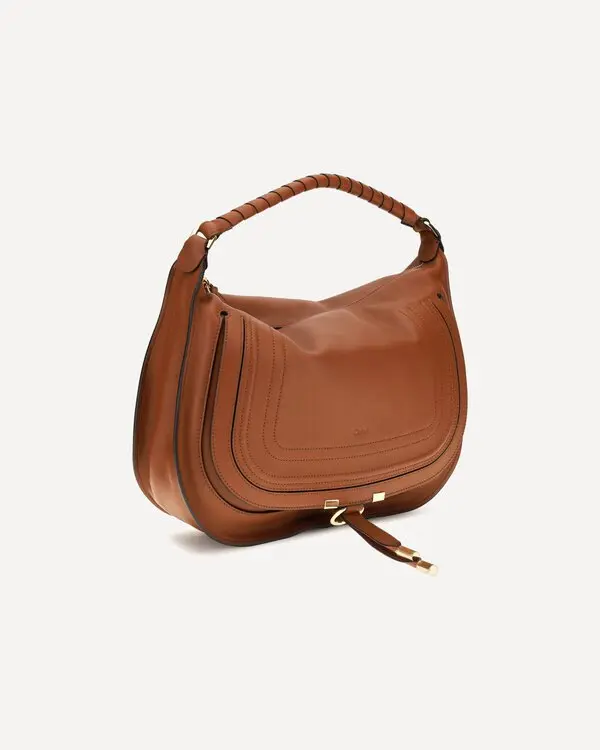 Chloé Marcie Shoulder Bag - Brown