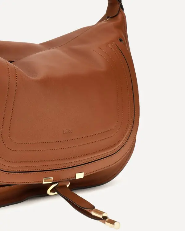 Chloé Marcie Shoulder Bag - Brown