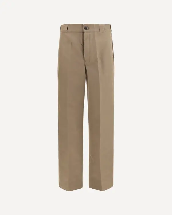 Prada Technical Wide-leg Pants In Canvas