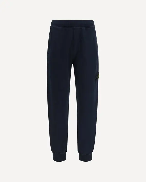 Stone Island Logo Patch Sweatpants Ale