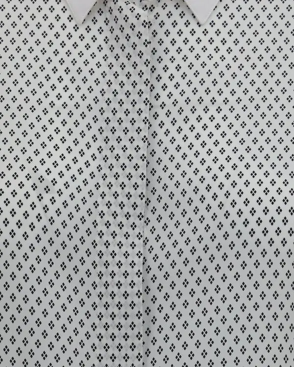 TOM FORD Diamond Print Silk Crêpe De Chine Shirt - Multicolour