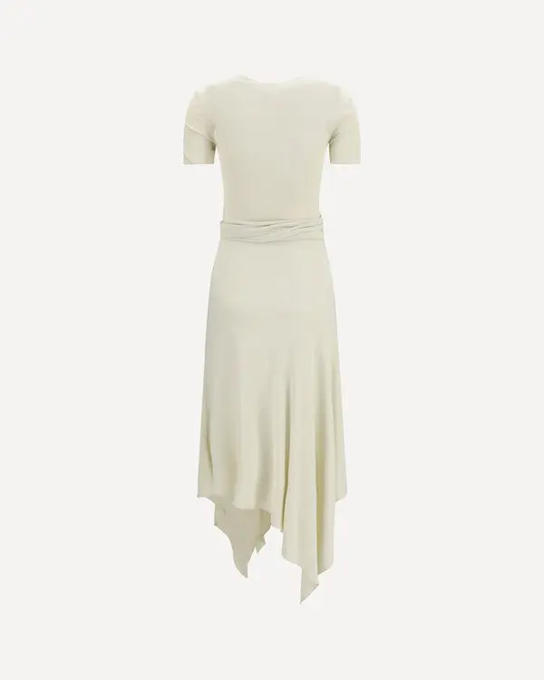 Alaïa Belted Jersey Dress