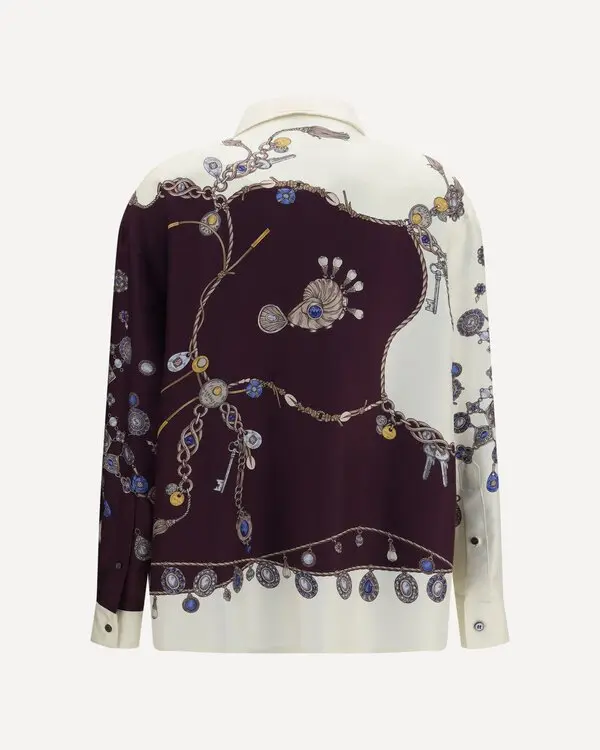 Versace Printed Silk Shirt