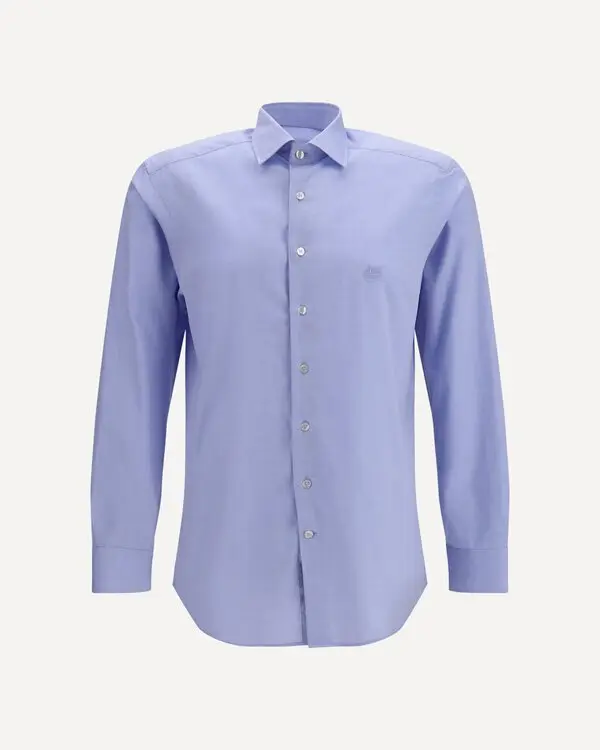 Etro Roma Cotton Shirt With Pegaso Logo
