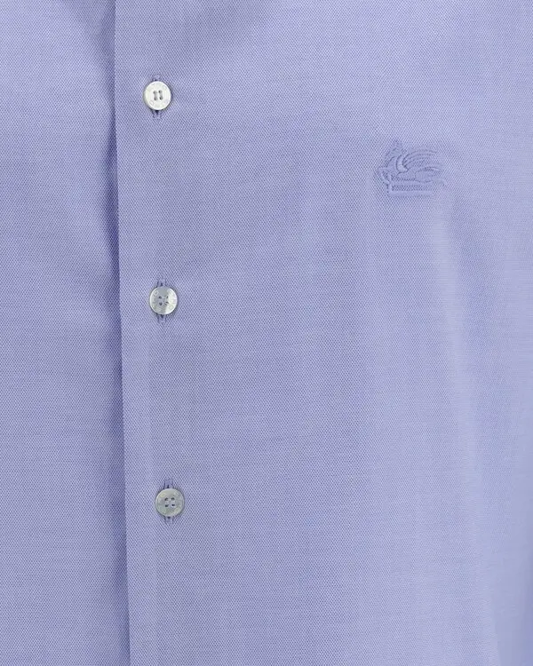 Etro Roma Cotton Shirt With Pegaso Logo