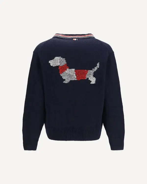 Thom Browne Hector Donegal Yarn Cardigan