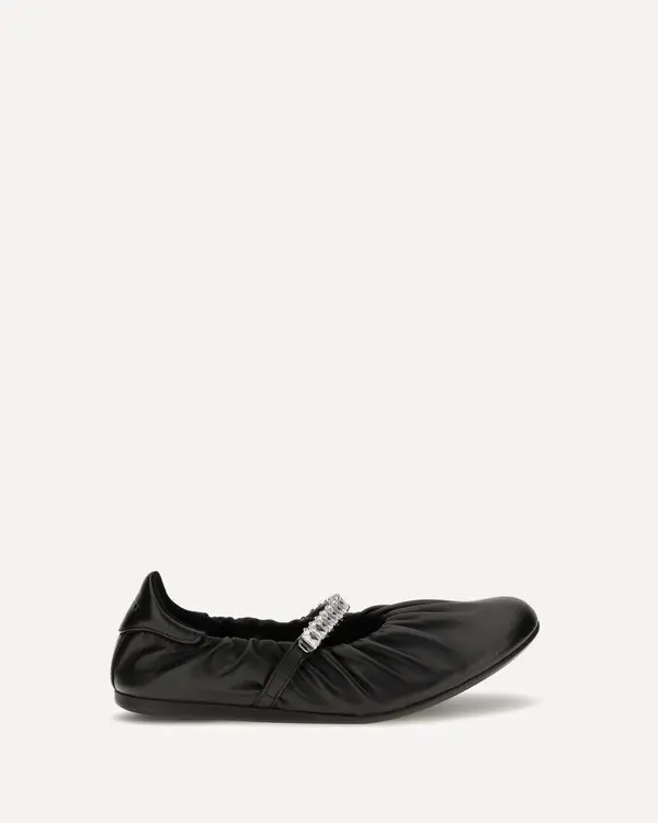 JIMMY CHOO Jade Ballerinas - Black