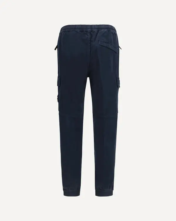 Stone Island Cargo Pants With Elasticated Cuffs