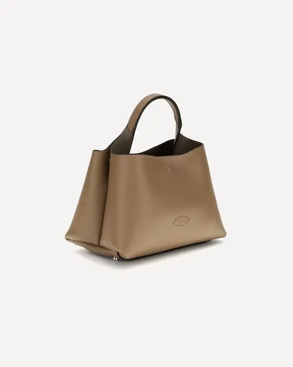 TOD'S Micro Leather Handbag - Beige