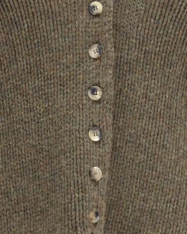 Khaite Axel V-neck Cashmere Cardigan - Green