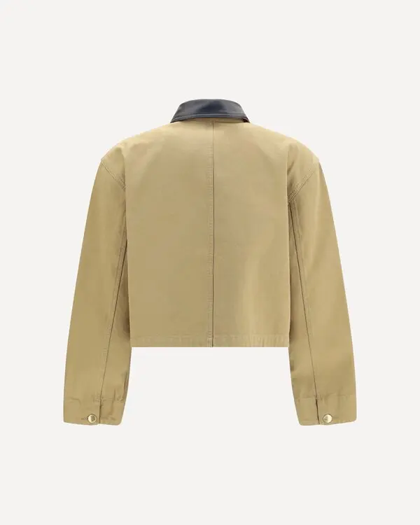 Balenciaga Heavy Cotton Cropped Jacket