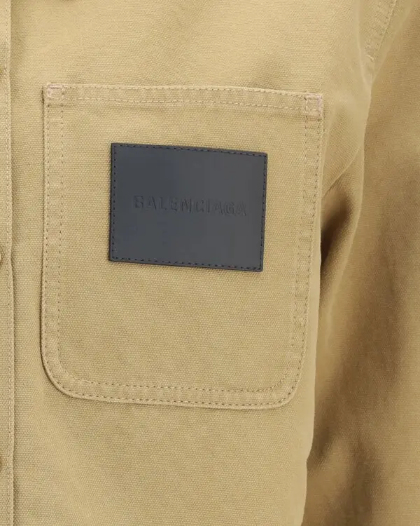 Balenciaga Heavy Cotton Cropped Jacket