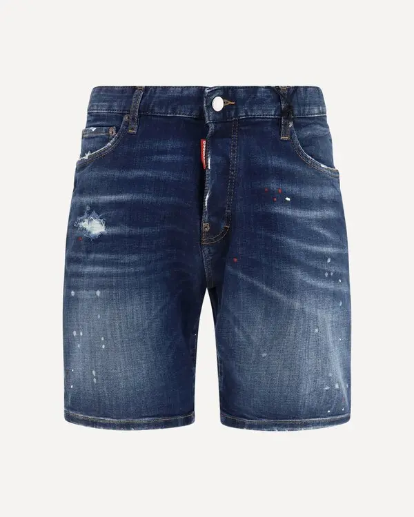 Dsquared2 Distressed Denim Shorts