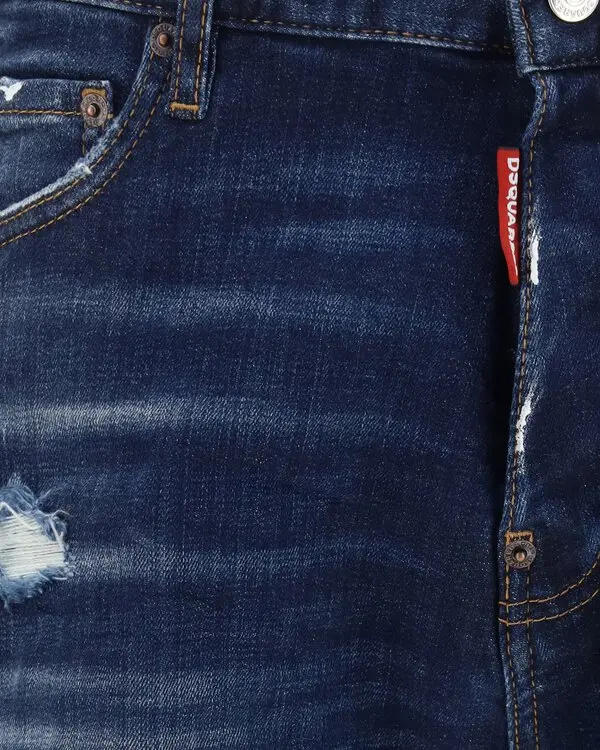 Dsquared2 Distressed Denim Shorts