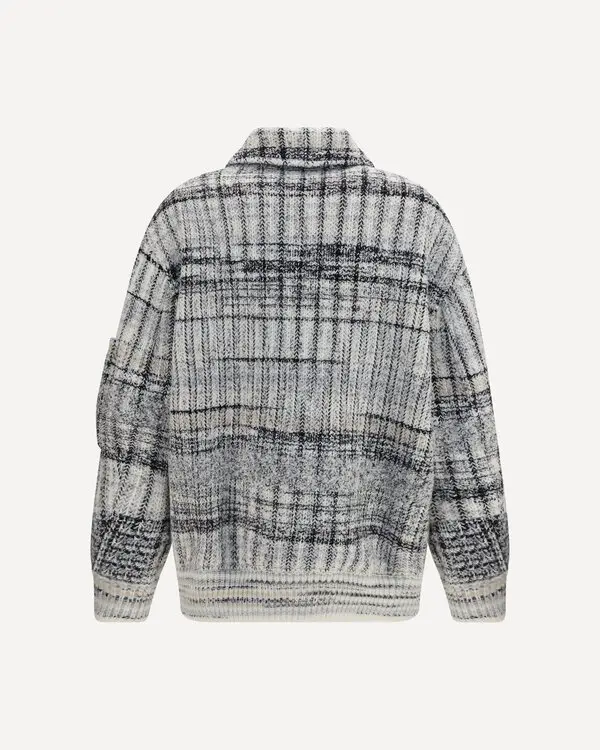 Missoni Oversized Check Wool-blend Bomber Jacket