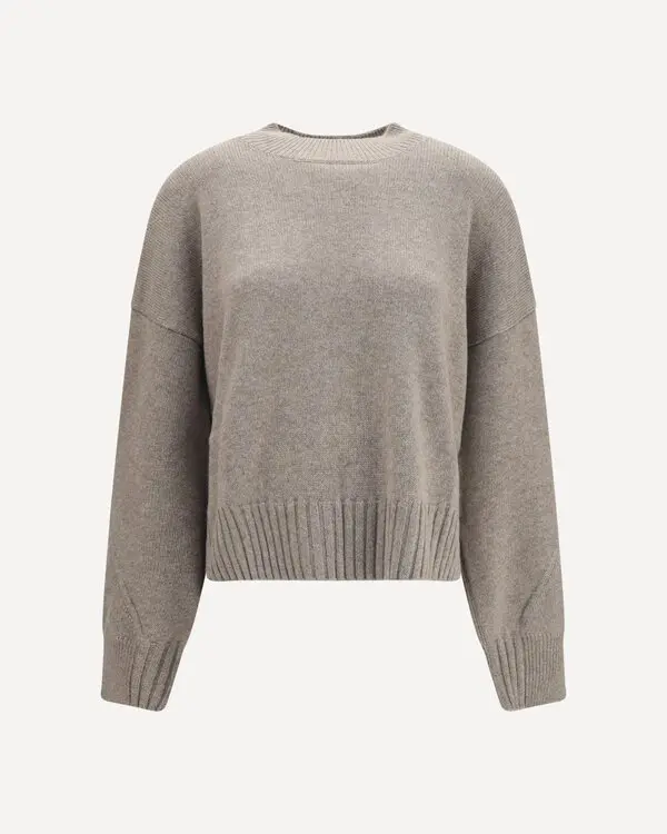 Malo Crew Neck Sweater - Beige
