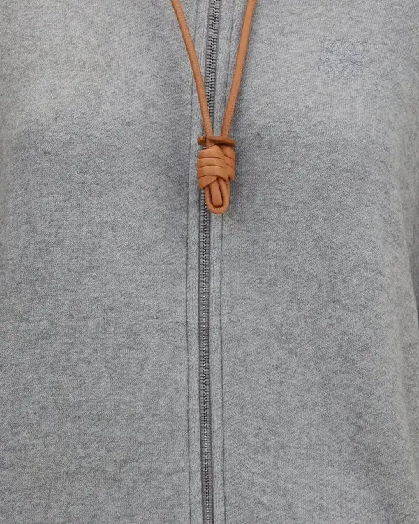 Loewe Flaco Cotton And Cahmere Hooded Weathirt