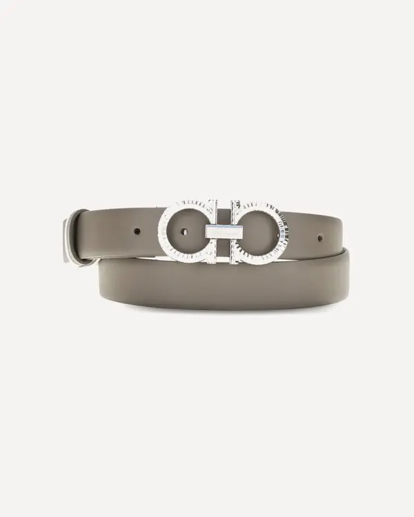 FERRAGAMO Reversible And Adjustable Gancini Belt