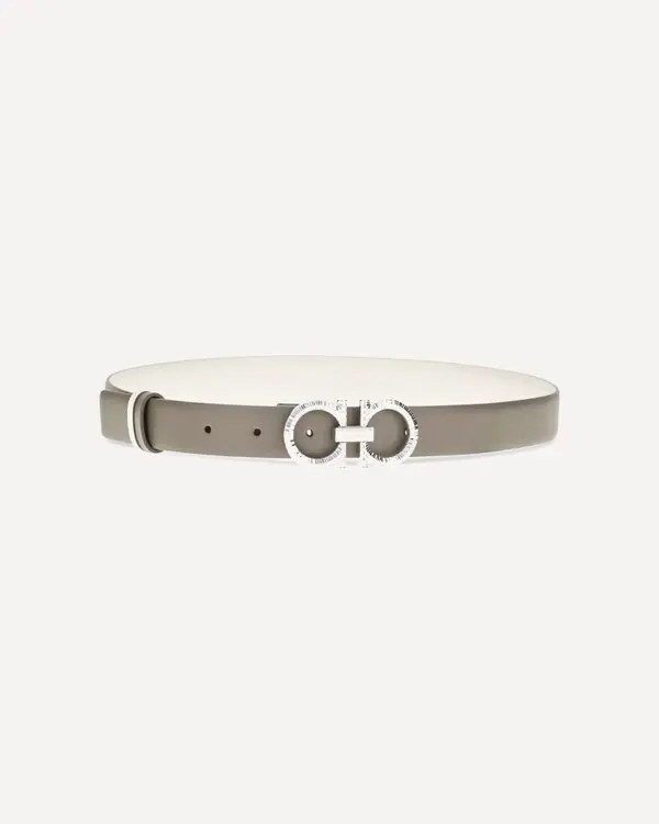 FERRAGAMO Reversible And Adjustable Gancini Belt