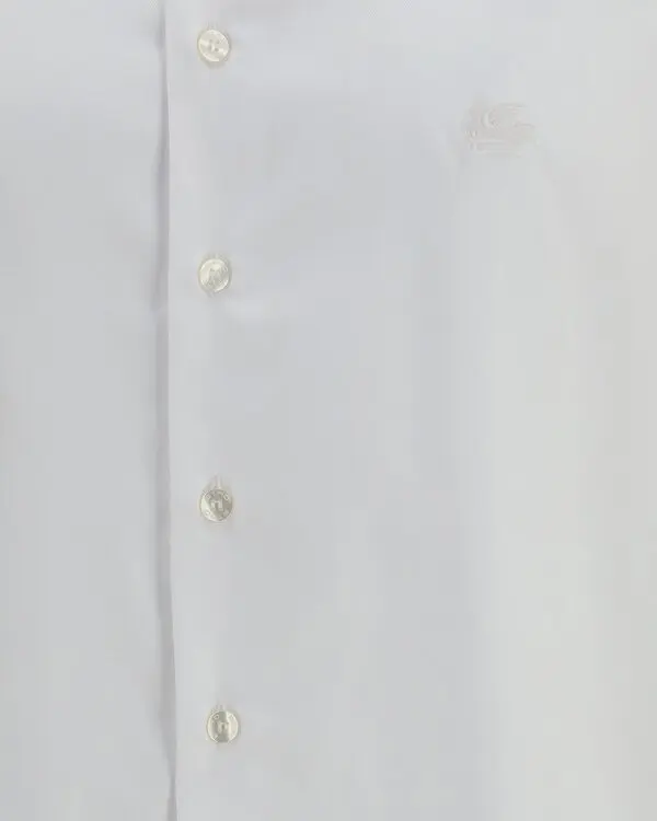 Etro Roma Cotton Shirt With Pegaso Logo