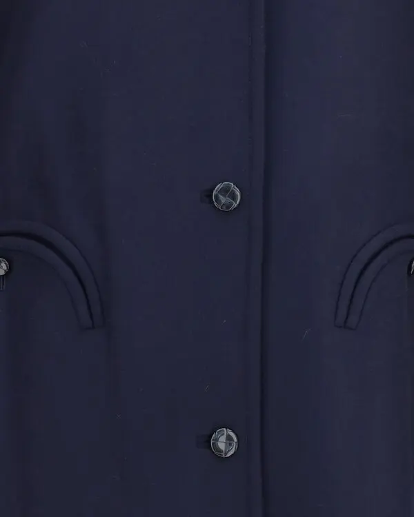 BLAZÉ MILANO Ntak Woolly Wool Trench Coat