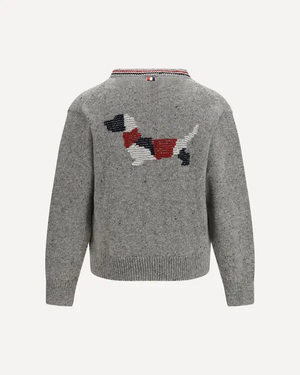 Thom Browne Hector Donegal Yarn Cardigan