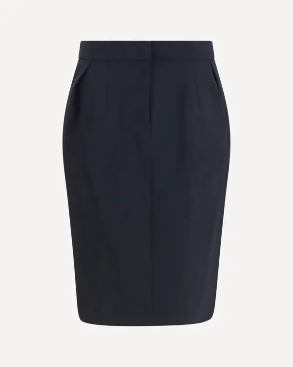 Magda Butrym Pleated Midi Skirt - Black