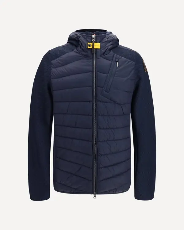 PARAJUMPERS Nolan Hybrid Jacket With Hood - Blue