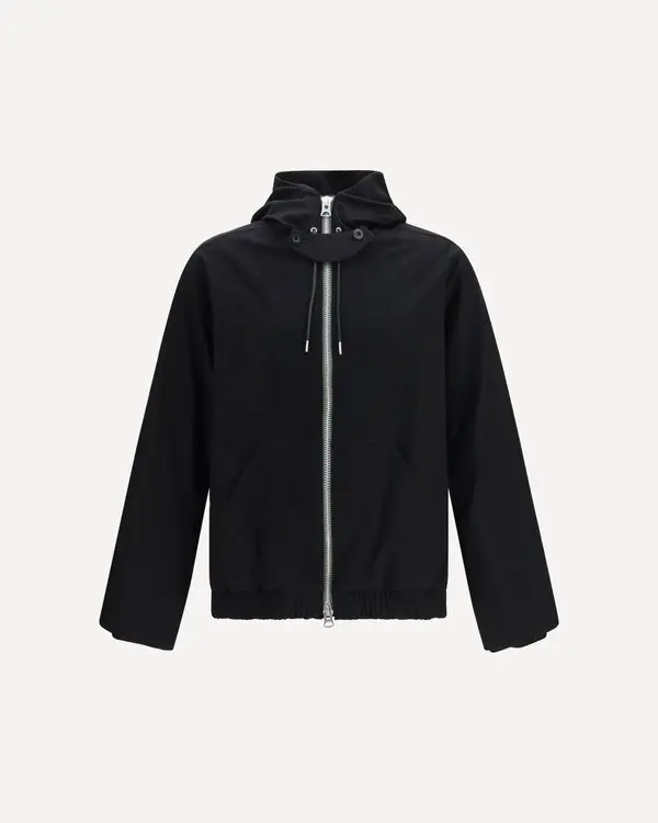 Sacai Hooded Flannel Jacket