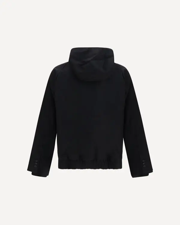 Sacai Hooded Flannel Jacket