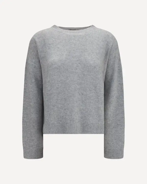 Fabiana Filippi Cashmere Mélange Crewneck Sweater - Grey