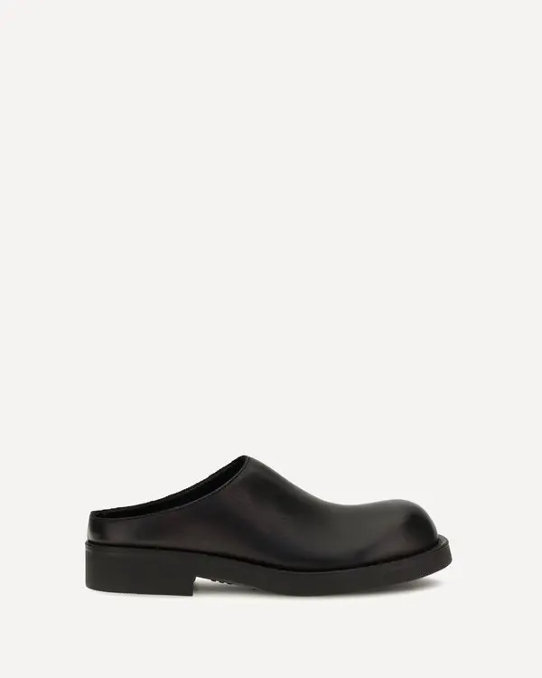 MAISON MARGIELA Biker Round Toe Mules - Black