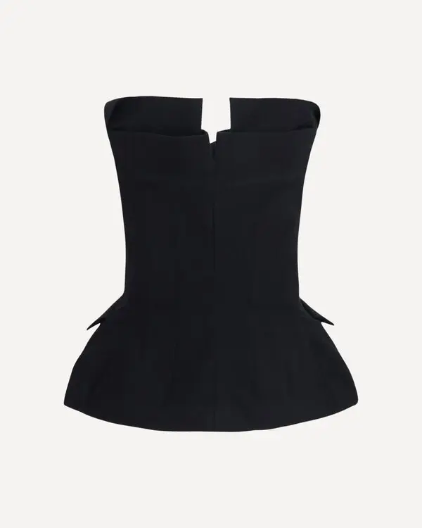 Magda Butrym Cotton Bustier Corset Top