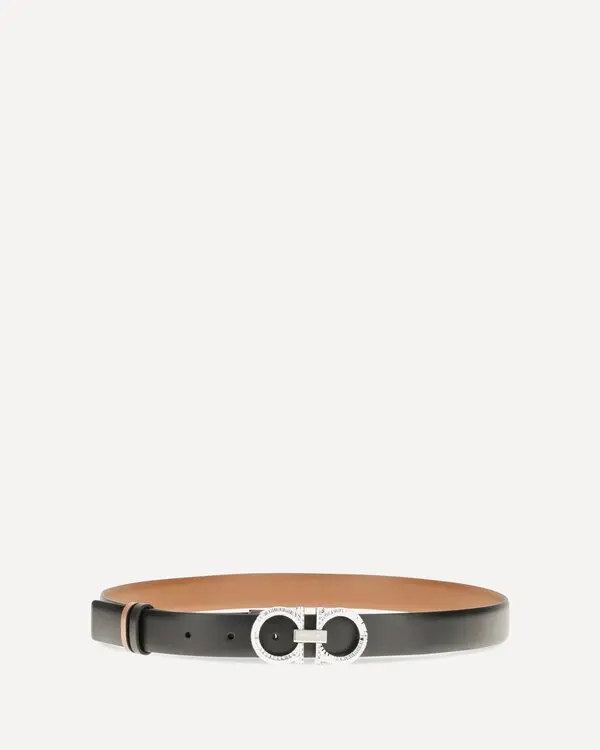 FERRAGAMO Reversible And Adjustable Gancini Belt