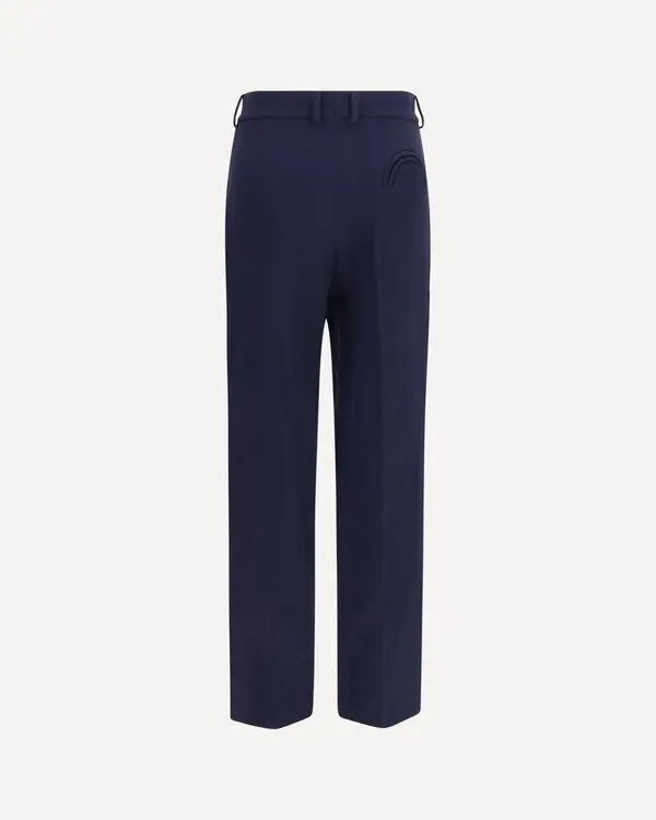BLAZÉ MILANO Alcanara Fox Lightweight Wool Pants