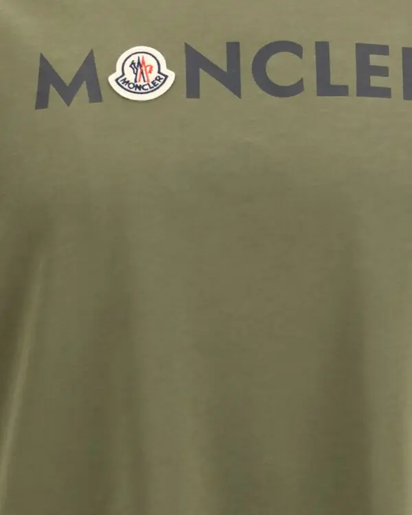 Moncler Cotton Jersey T-shirt With Chest Ogo Mae