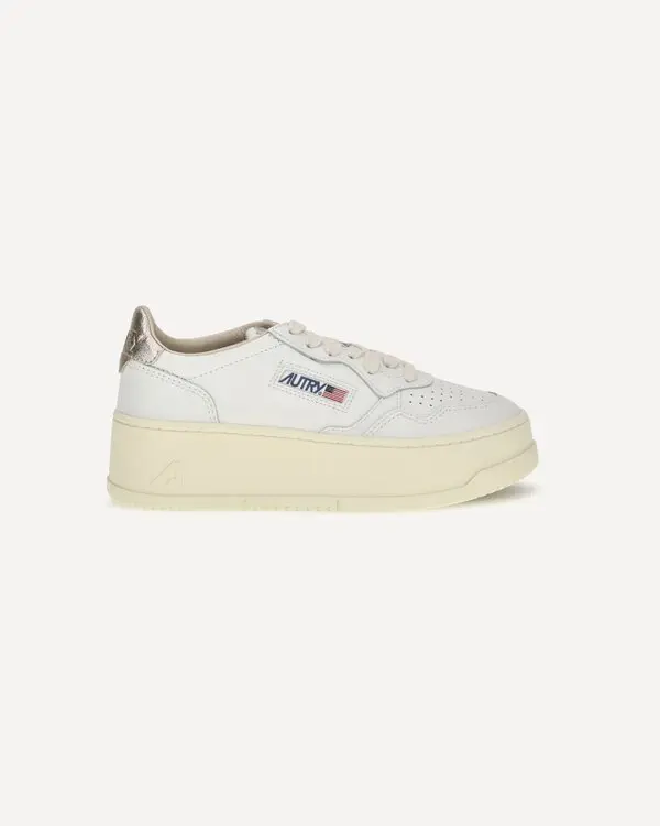 AUTRY Medalist Platform Leather Sneakers