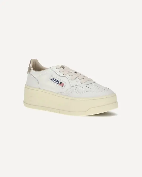 AUTRY Medalist Platform Leather Sneakers