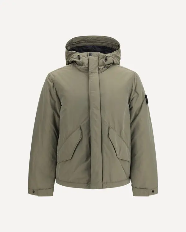 Stone Island Padded Micro Twill Jacket - Khaki
