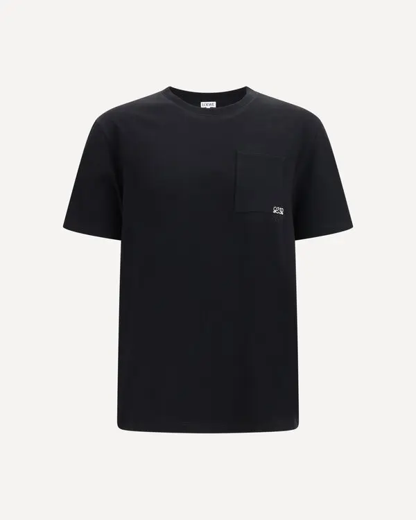 Loewe Cotton T-shirt With Embroidered Logo
