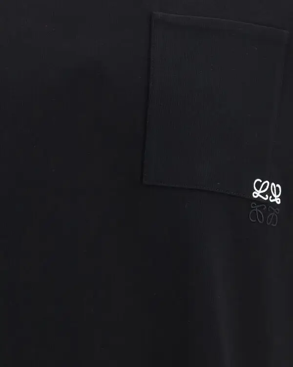 Loewe Cotton T-shirt With Embroidered Logo