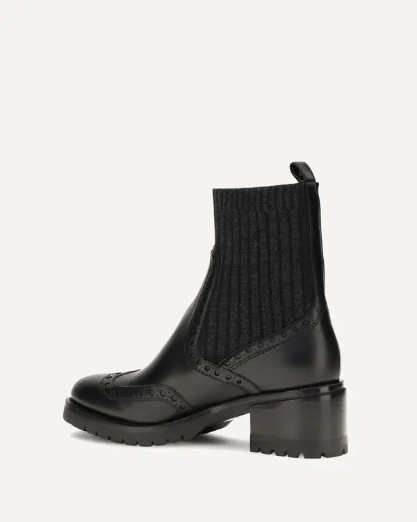 Santoni Ferret Leather Boots