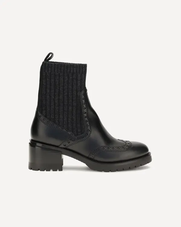 Santoni Ferret Leather Boots